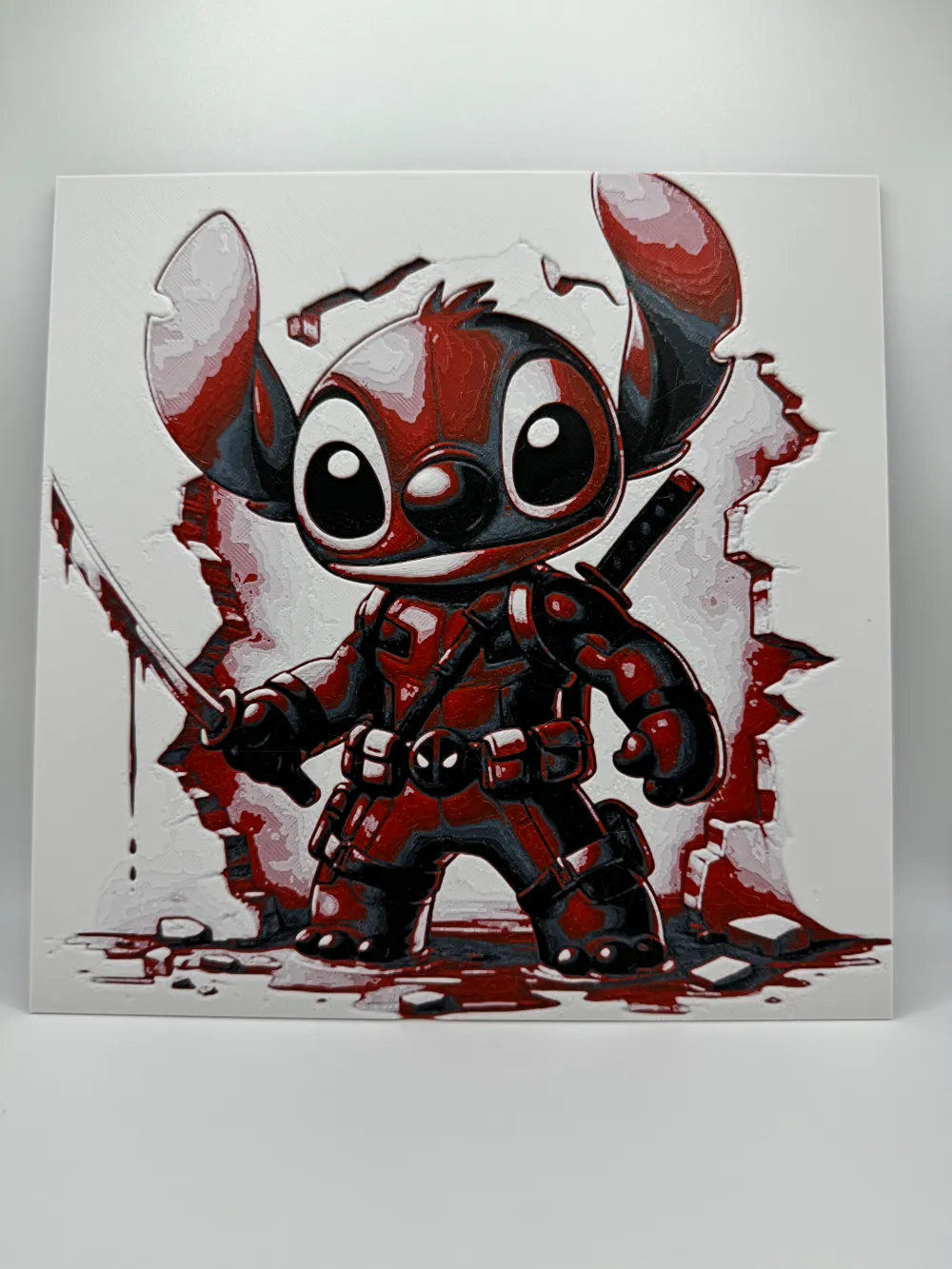 Stitch - Deadpool Cosplay - Free 3D Print Model - MakerWorld