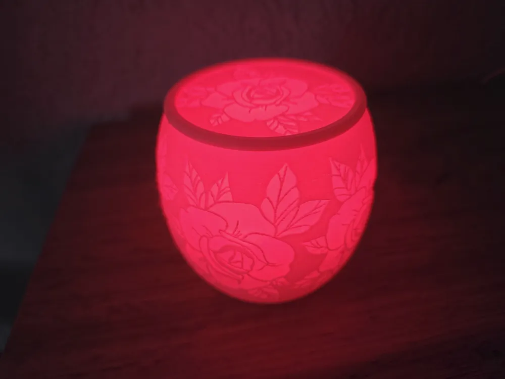 Puck light / tea light “Rose No.1 by Ralf_3D MakerWorld: Download Free ...