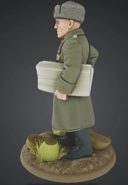 WW2 USSR Commander 3 - Free 3D Print Model - MakerWorld