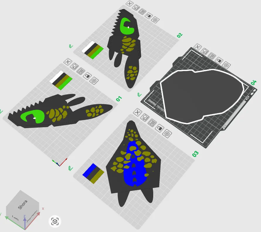 Toothless Head by Fanky MakerWorld: Download Free 3D Models