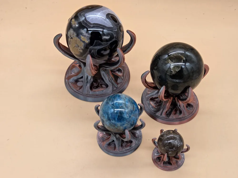 Stylish Display Stand for Crystal Balls - Free 3D Print Model - MakerWorld