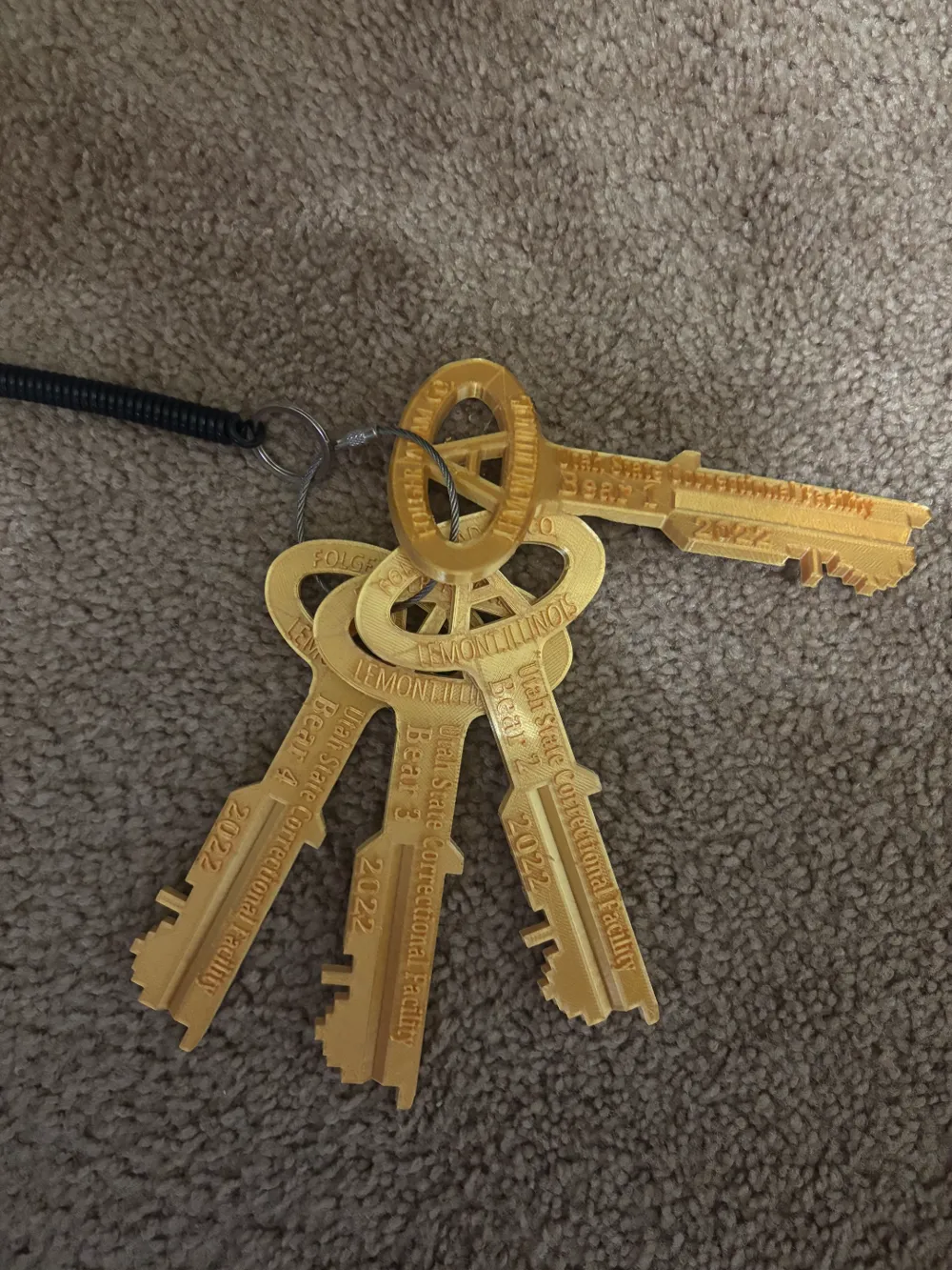Folger Adam Key (prison key) by Beers MakerWorld: Download Free 3D Models
