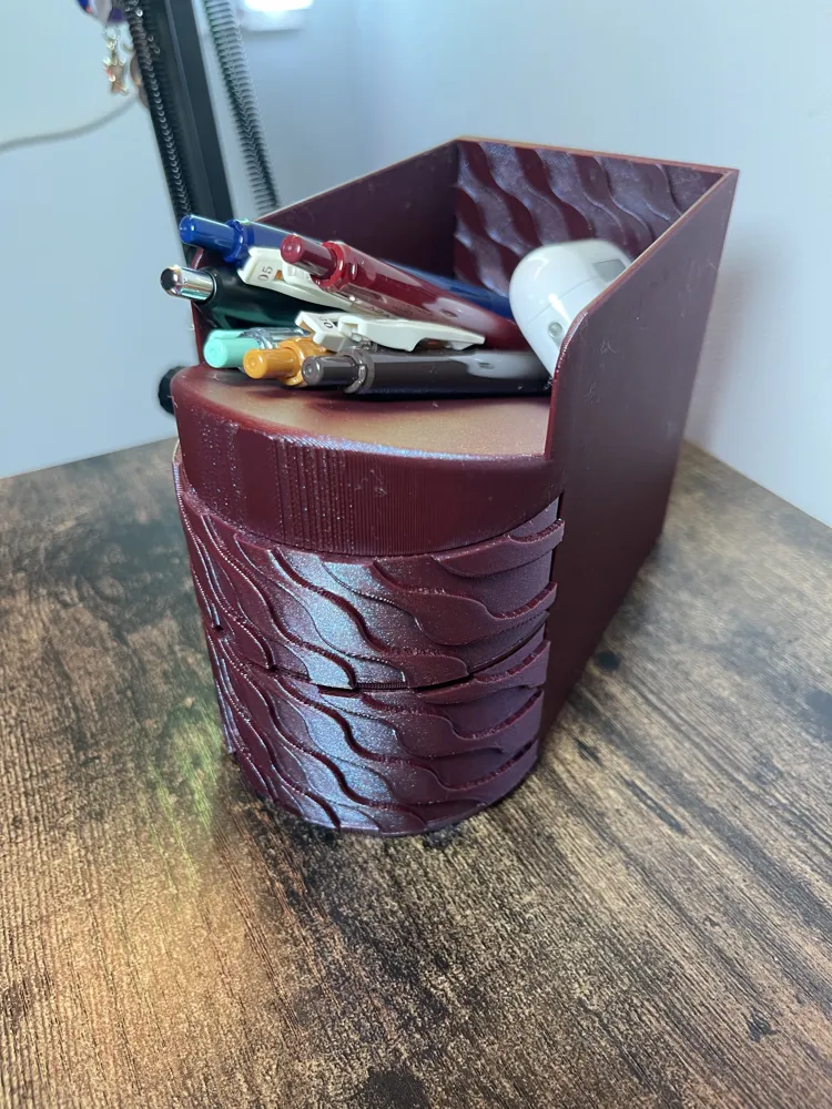 Wave Desktop Organizer Pull-Out Drawers by Pages & Projects MakerWorld ...