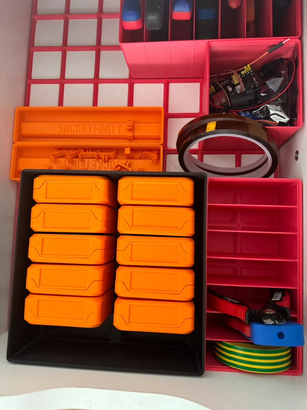 Gridfinity Compact Parts Box Tray Remixed by nebunic MakerWorld ...