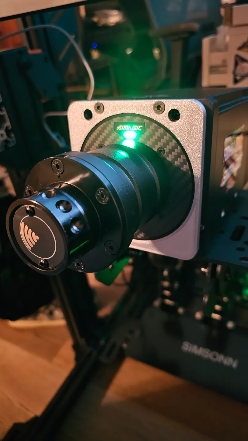 Simagic Alpha Adapter for Moza Stalks - Free 3D Print Model - MakerWorld
