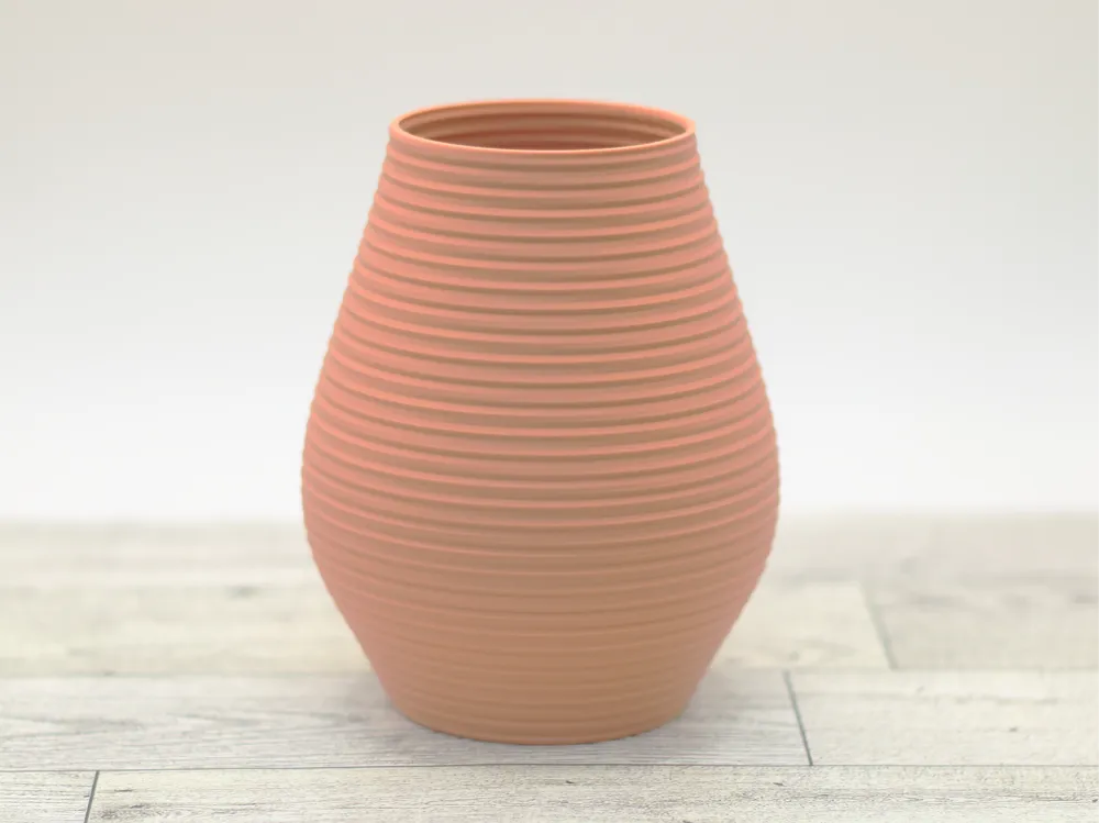 Ribbed Vase by Ken Mills - MakerWorld