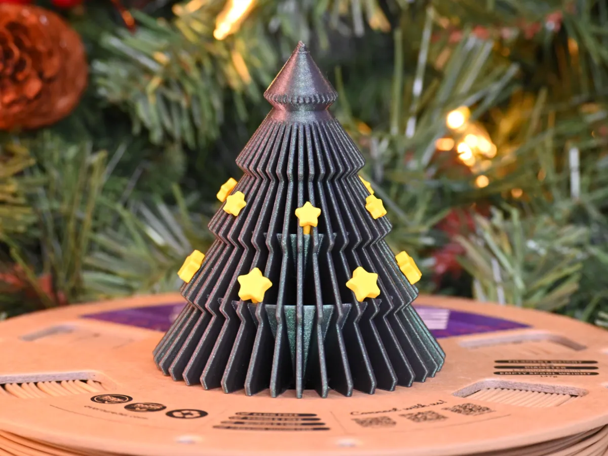 Slotted Christmas Tree by OVERTURE Filament MakerWorld: Download Free ...