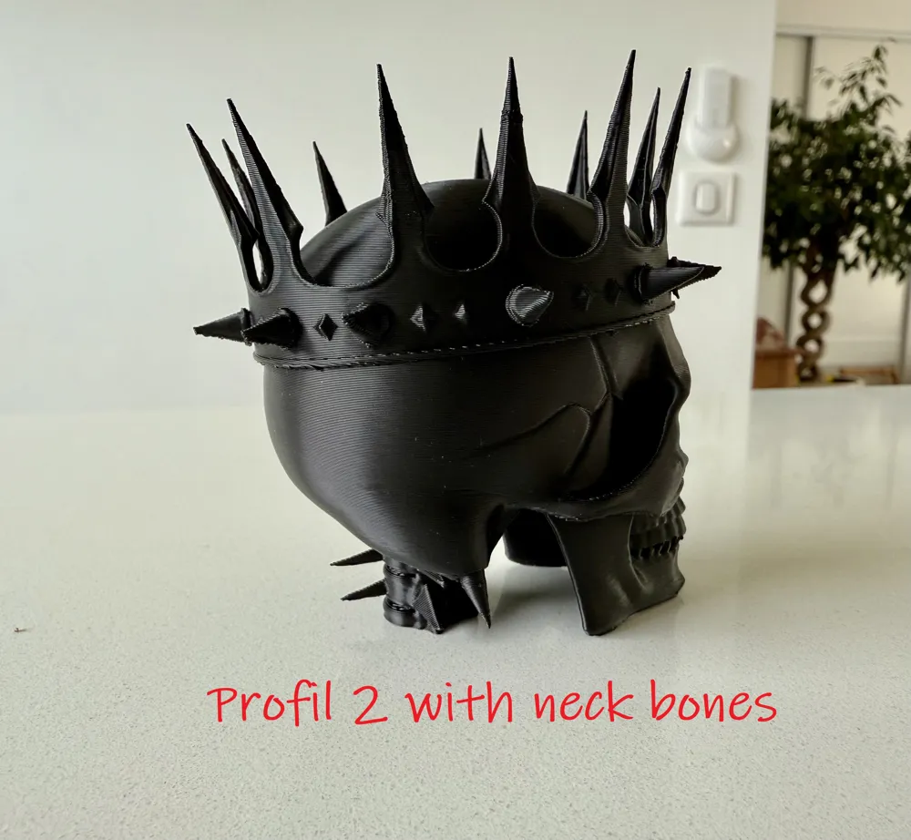 Crown of Thorns Skull - Free 3D Print Model - MakerWorld