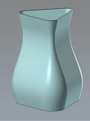 Triangular vase by sika.jan - MakerWorld