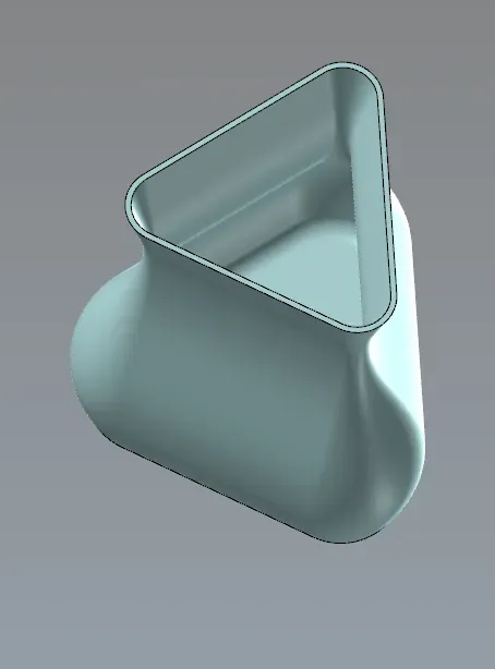 Triangular vase by sika.jan - MakerWorld