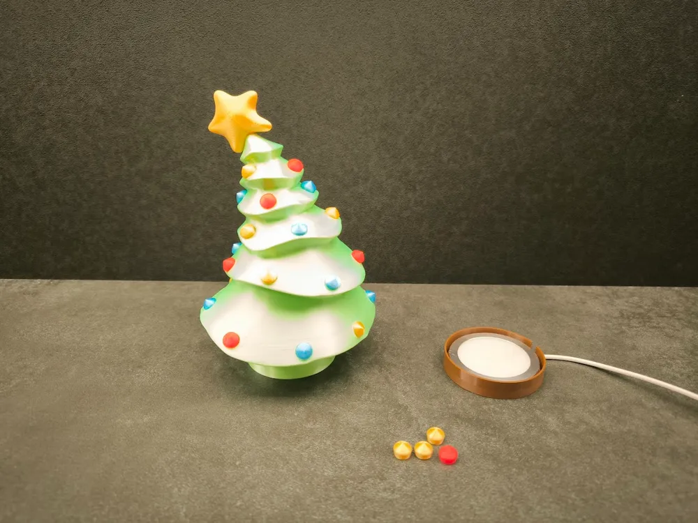 Christmas Tree Lamp - Free 3D Print Model - MakerWorld