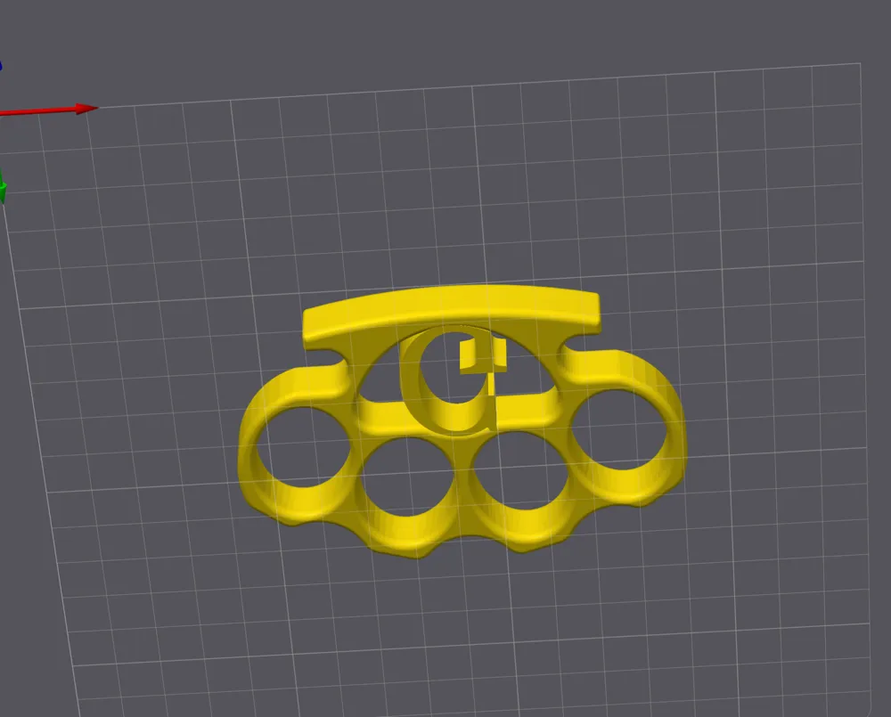 Brass Knuckles ( Fuzzy Contour ) by Mr Potato - MakerWorld