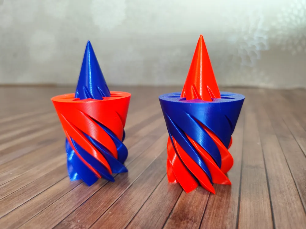 Vortex Spiral Tree Fidget by 3Dudek MakerWorld: Download Free 3D Models