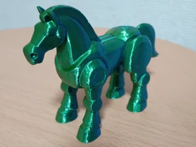 Mechanical horse figure - Free 3D Print Model - MakerWorld