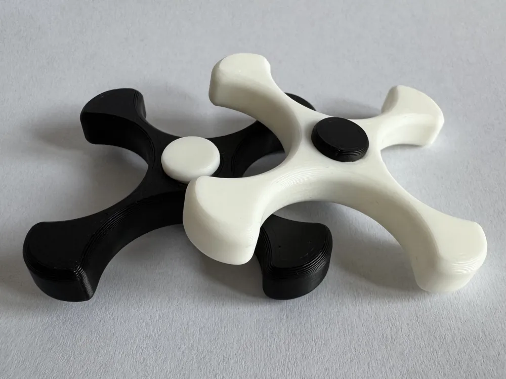 Finger flipping fidget spinner (only 5 grams) - Free 3D Print Model ...