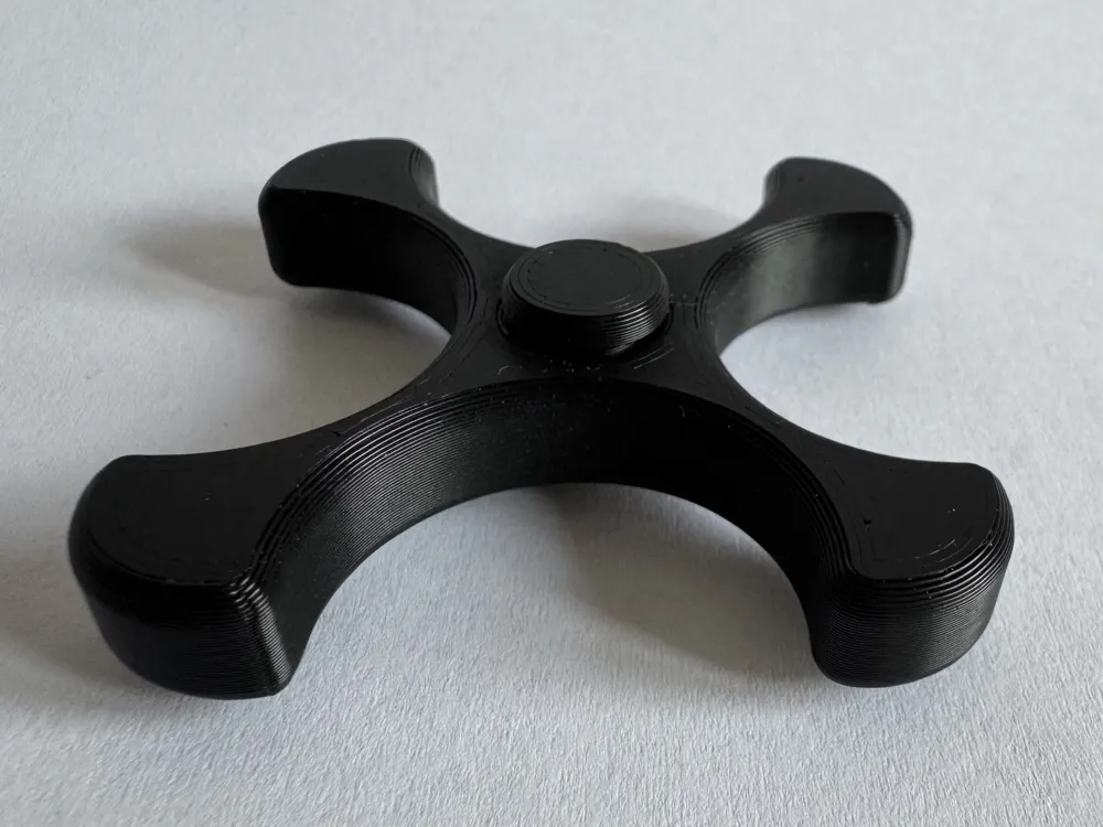 Finger flipping fidget spinner (only 5 grams) - Free 3D Print Model ...