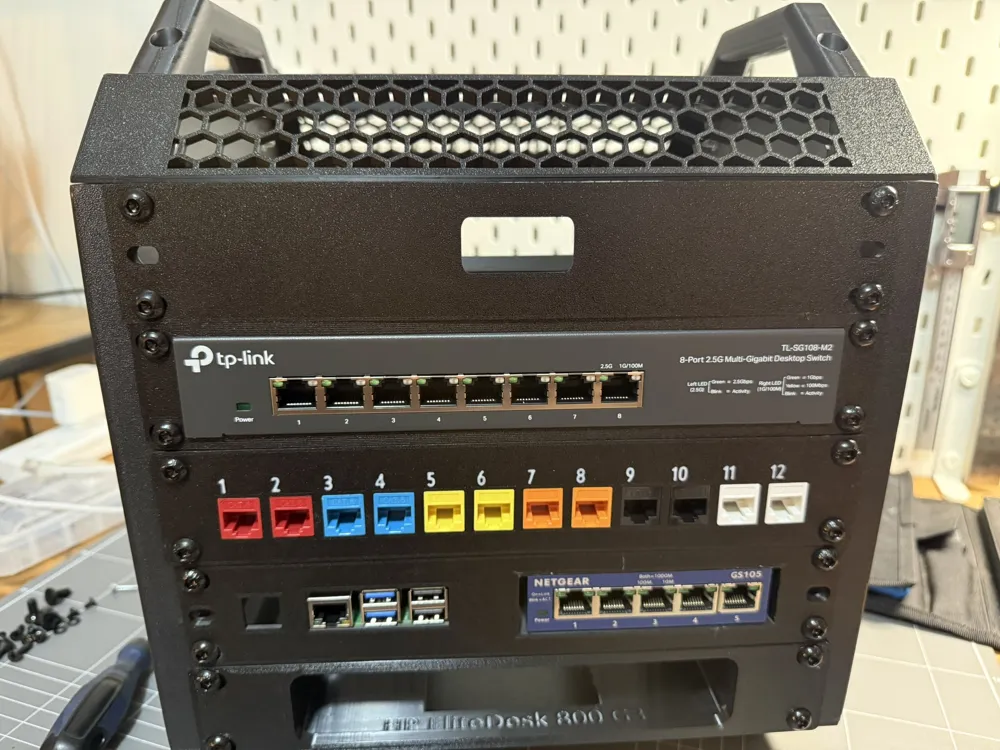 TL-SG108-M2 10-Zoll-Rack-Halterung von Meowder MakerWorld: Kostenlose 3D-Modelle herunterladen