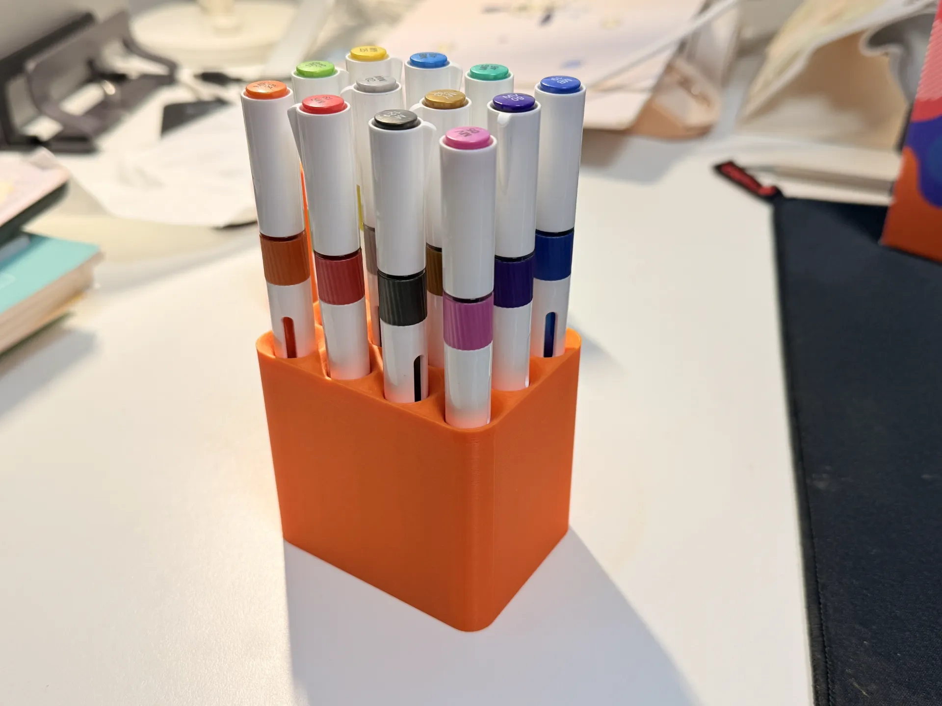 Dolei Direct Liquid Acrylic Marker Pen Storage Box by Stel000 - MakerWorld
