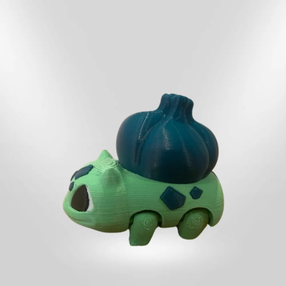 Print In Place Articulated Bulbasaur - Free 3D Print Model - MakerWorld