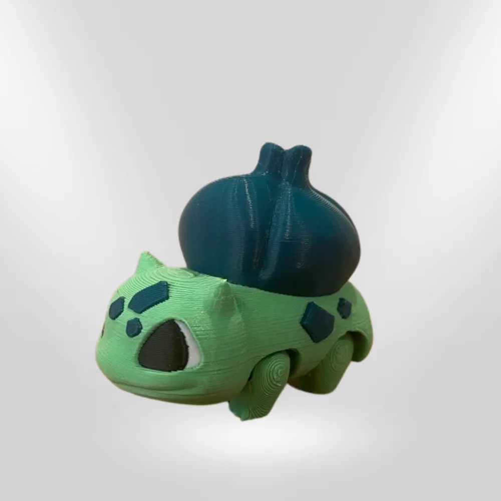 Print In Place Articulated Bulbasaur - Free 3D Print Model - MakerWorld