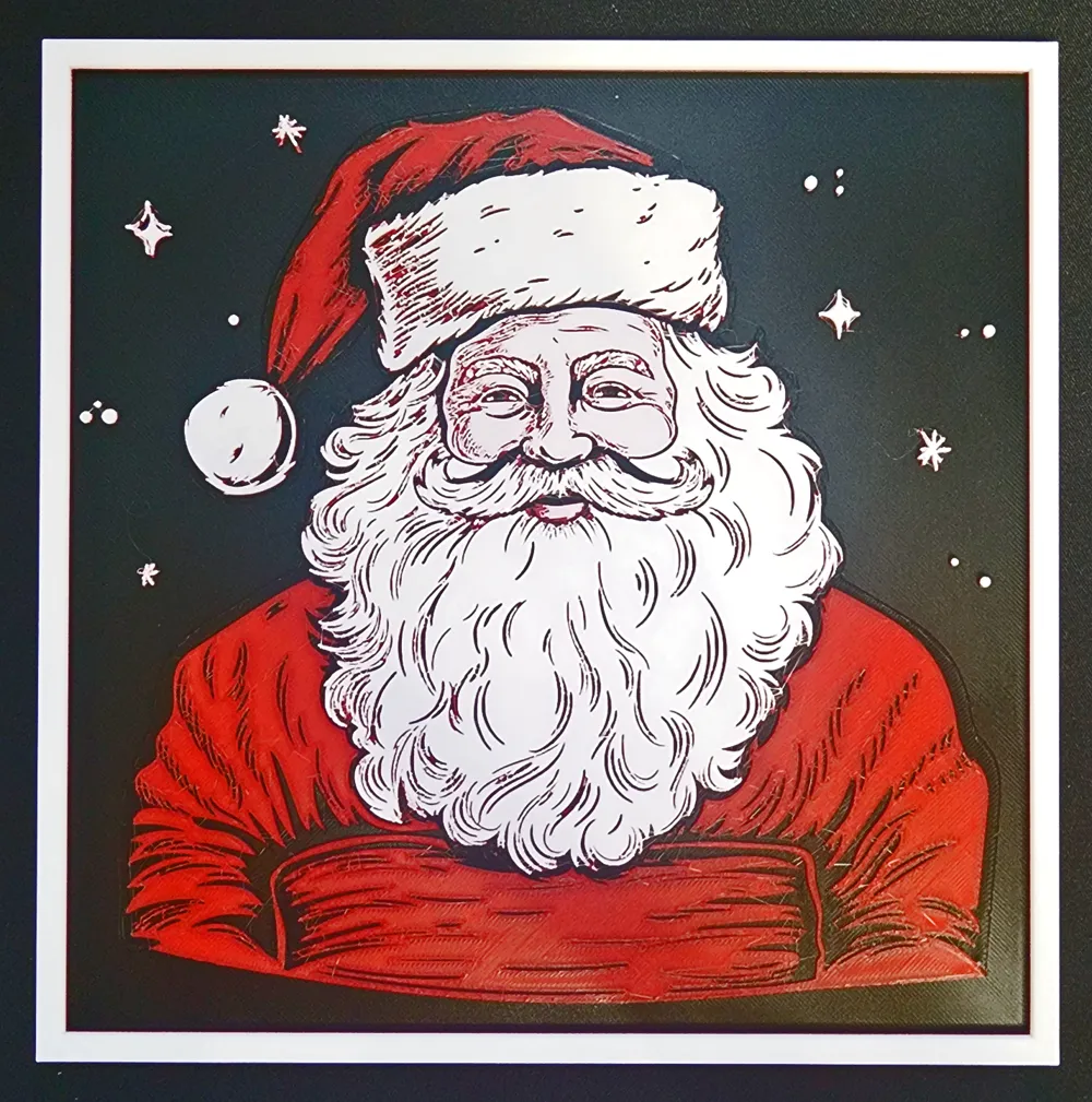 HueForge Santa by jillrfoster7 - MakerWorld