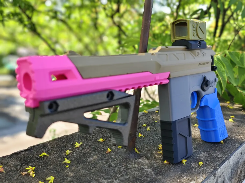 SRU CAD M712 / C96 毛瑟手枪现代化改装套件 来自 补补觉去 MakerWorld：免费下载 3D 模型