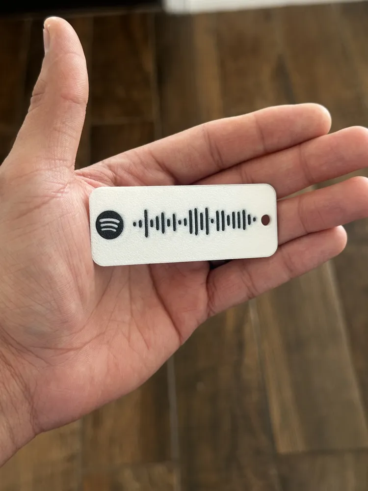 Customizable Player Keychain with Spotify Code by MARES CREATIONS ...