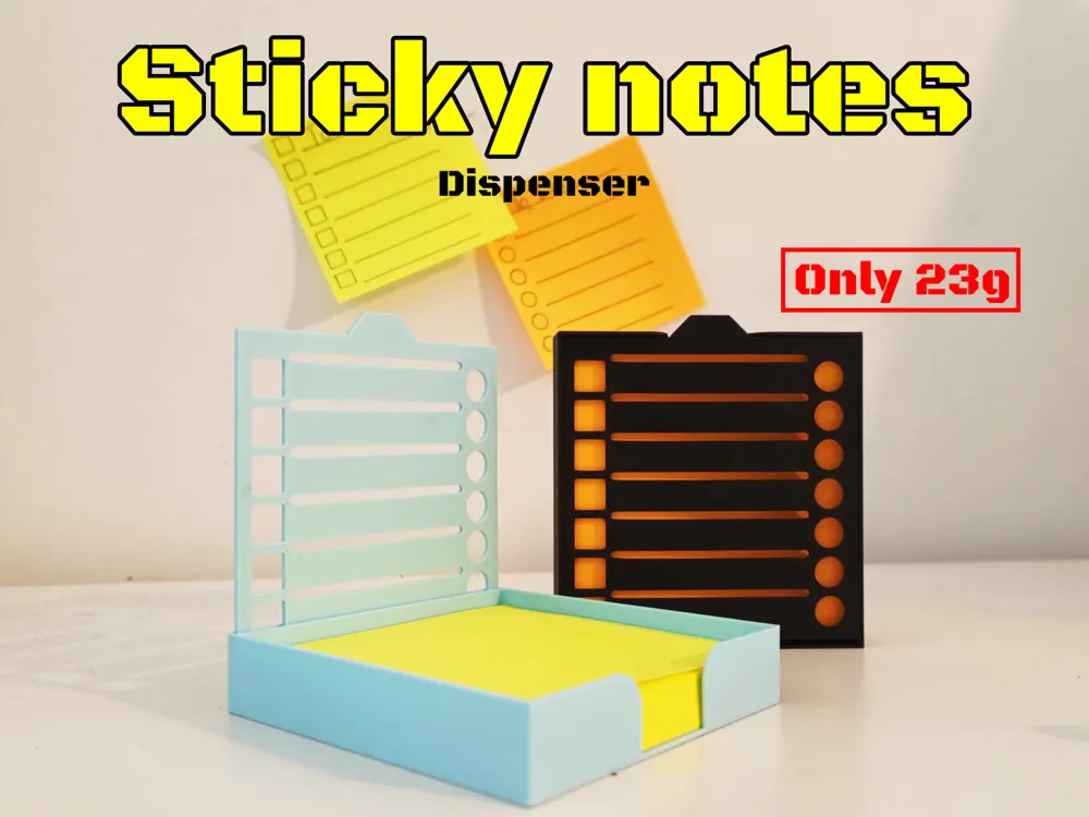 Sticky Notes Dispenser by Skyler - MakerWorld