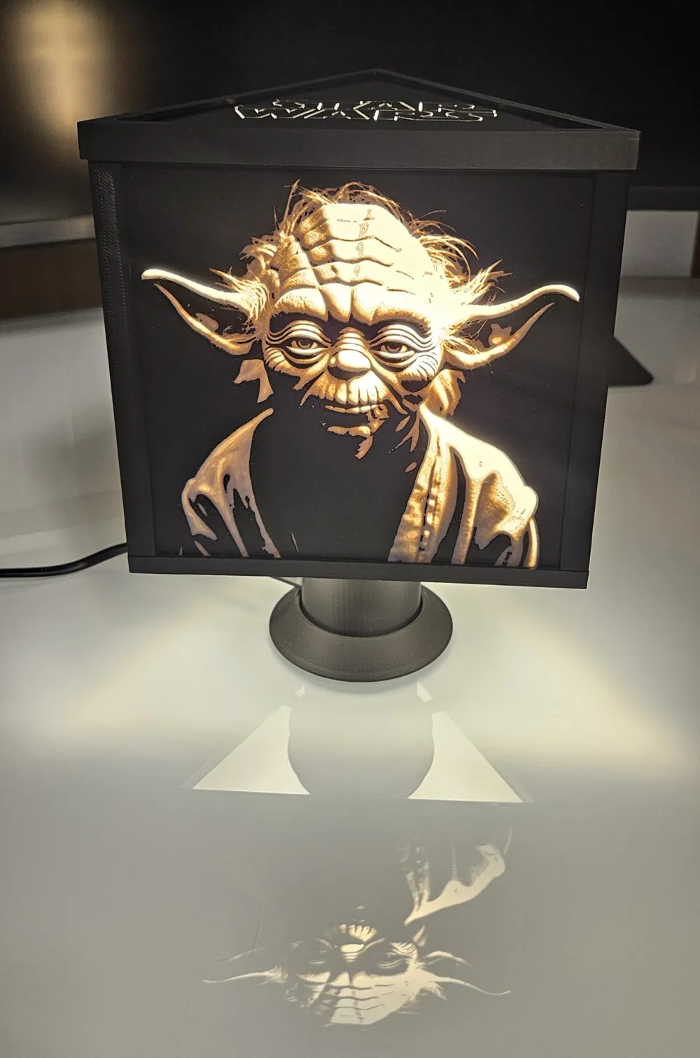 Trilamp Starwars : yoda, vader, death star , logo by Noob2Geek ...