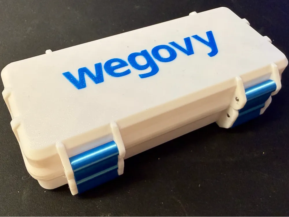 Wegovy Pen - rugged Box with 4 needles by Thor3D MakerWorld: Download ...