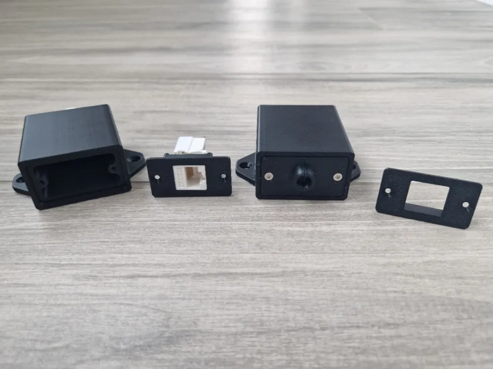 Keystone Housing with Cable Clamp Base - Free 3D Print Model - MakerWorld