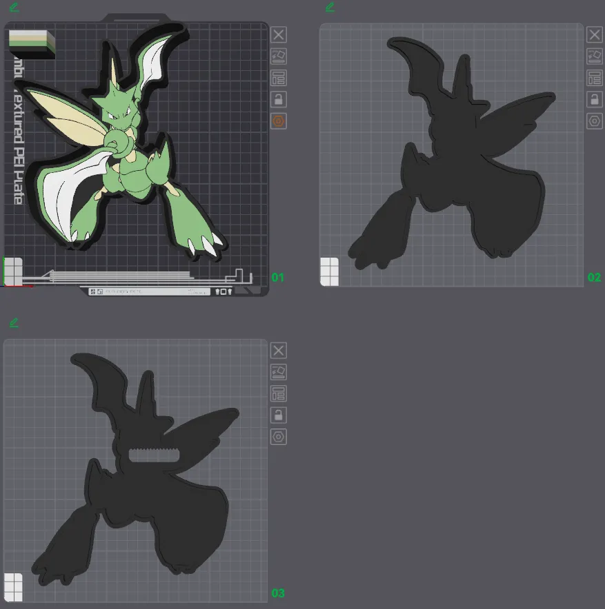 Pokemon - 0123 Scyther LED Lamp by BeeTee 3D - MakerWorld