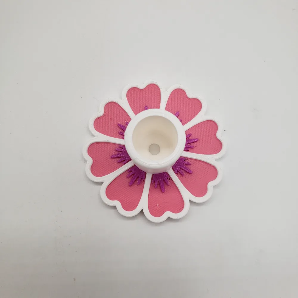 Heart Petal Flower Pen Holder - Free 3D Print Model - MakerWorld