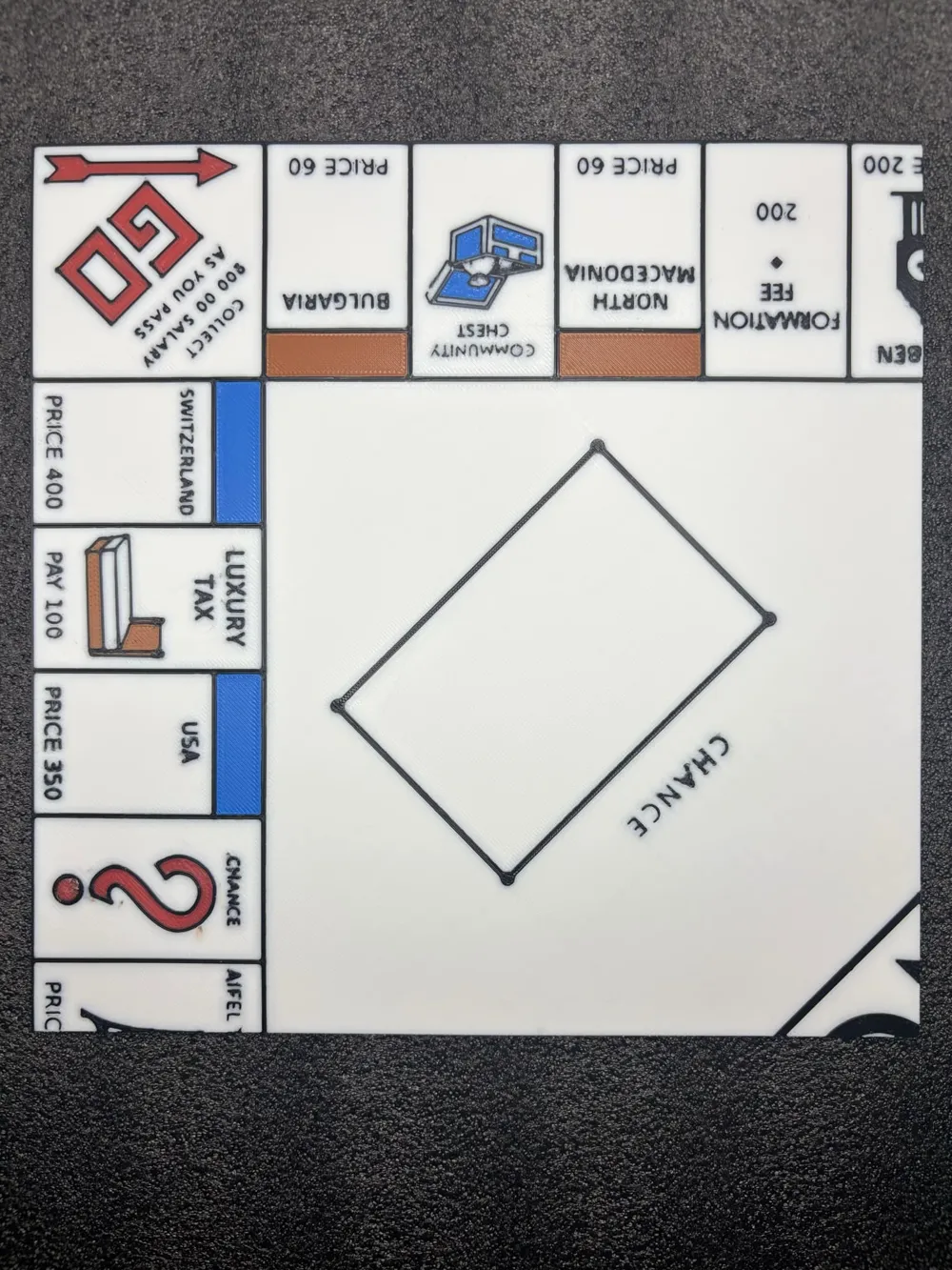 World Edition Monopoly Board - AMS by Messy Productions MakerWorld ...