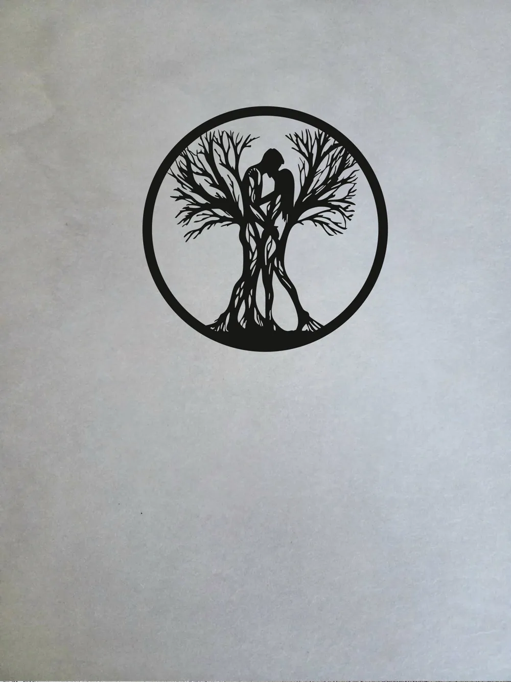 Wall Decoration with Kissing Couple Tree of Life by Caporale 3D ...