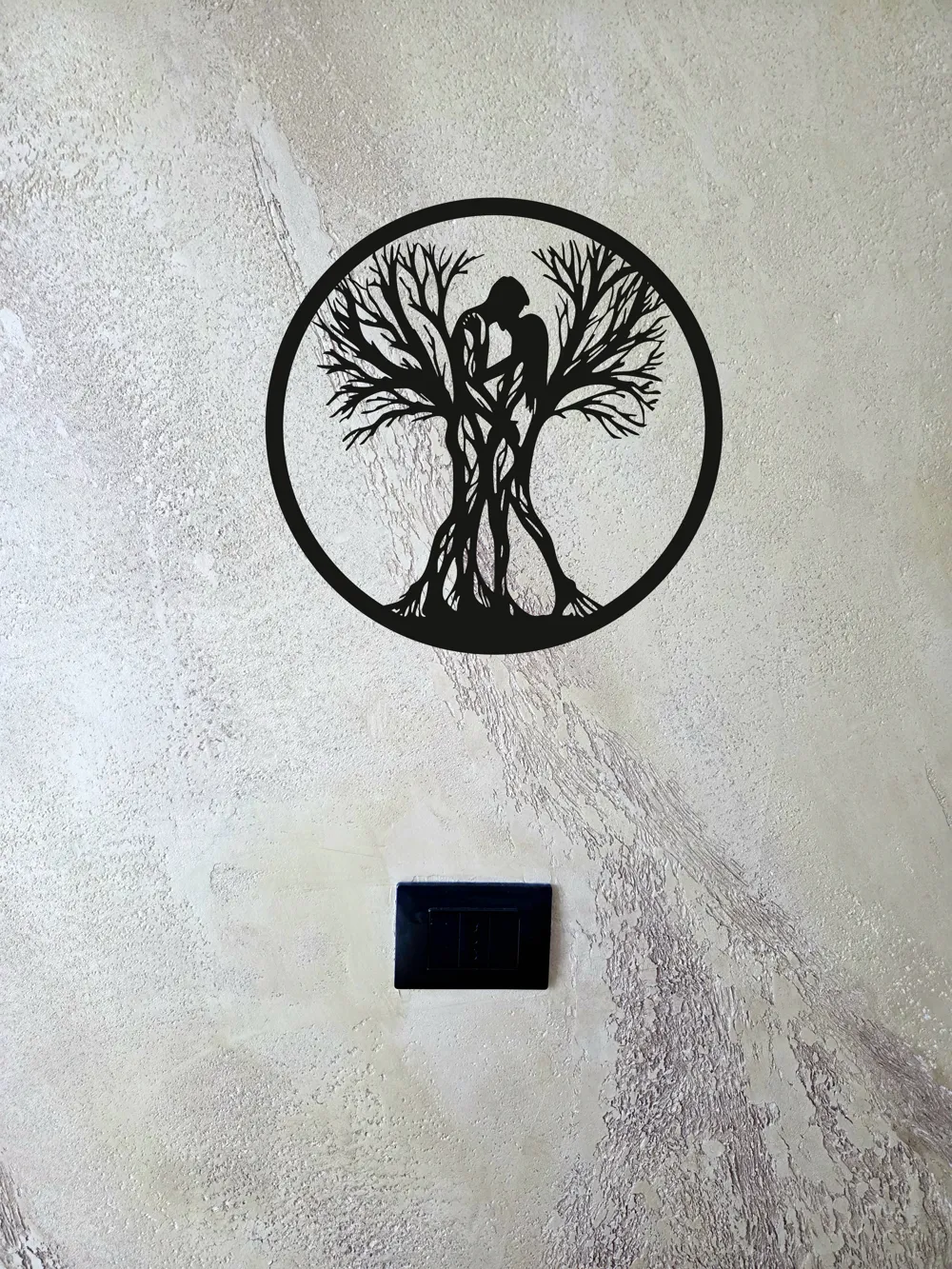 Wall Decoration with Kissing Couple Tree of Life by Caporale 3D ...
