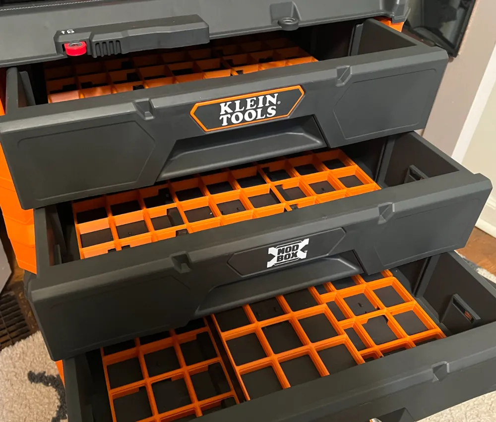 Klein Modbox Three Drawer 54823MB Gridfinity Base by macexiv - MakerWorld