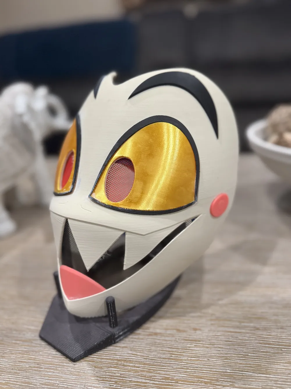 Lucifer Morningstar Mask from Hazbin Hotel by Demamba Prints MakerWorld ...