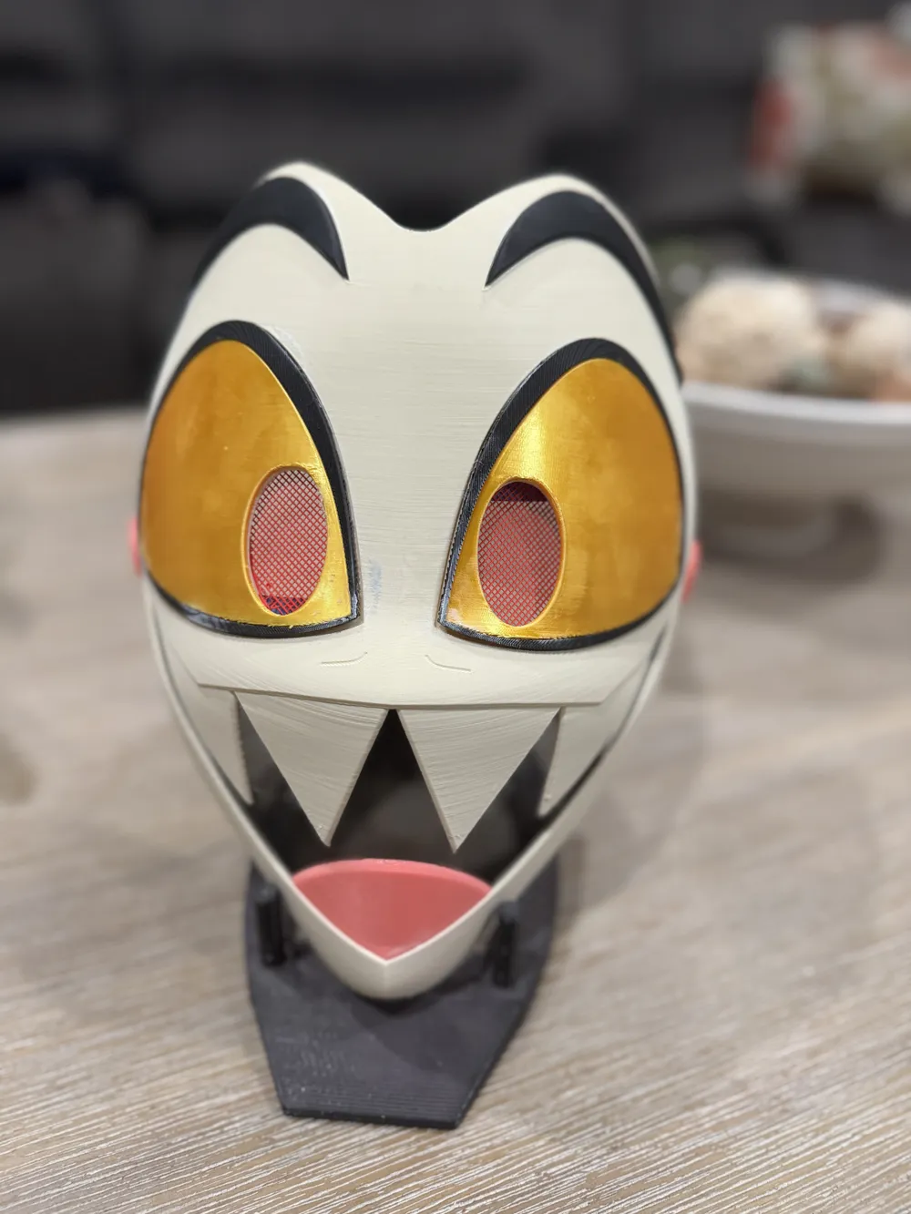 Lucifer Morningstar Mask from Hazbin Hotel by Demamba Prints MakerWorld ...