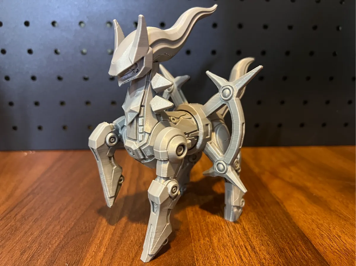 Mecha Pokemon Series: Arceus Statue Display - Free 3D Print Model ...
