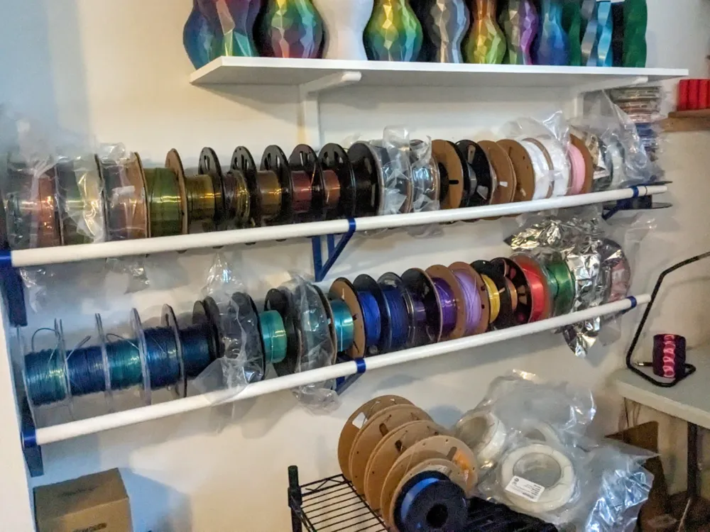 PVC Pipe Filament Rack by Zammer 3D - MakerWorld