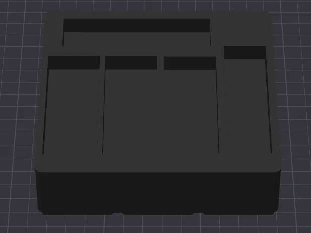 Custom Makeup Gridfinity Bin for Lipstick by melissaday - MakerWorld
