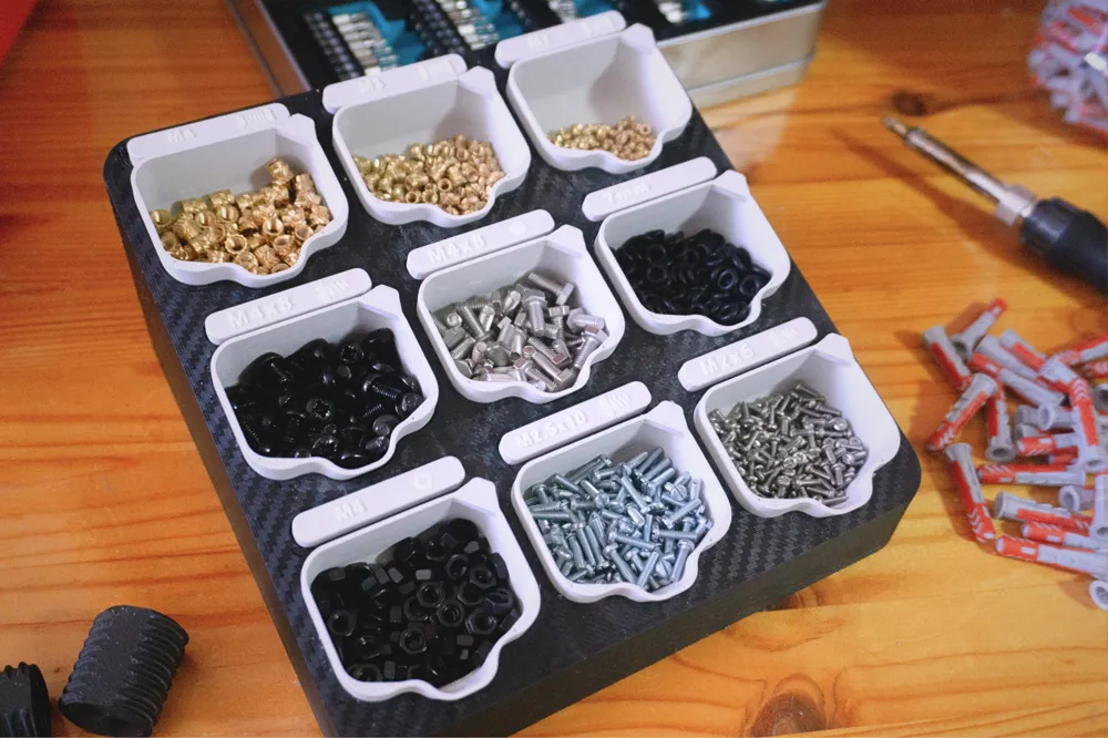 Mini Hardware Organizer – The Screw Station - Free 3D Print Model ...