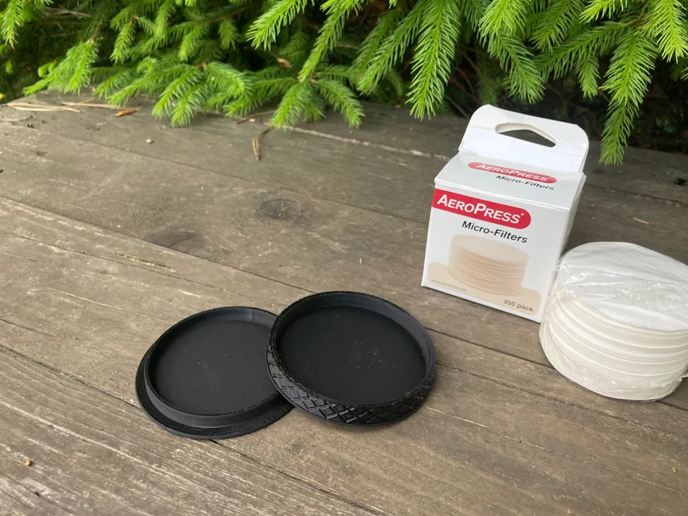 Aeropress filter travel case - Free 3D Print Model - MakerWorld