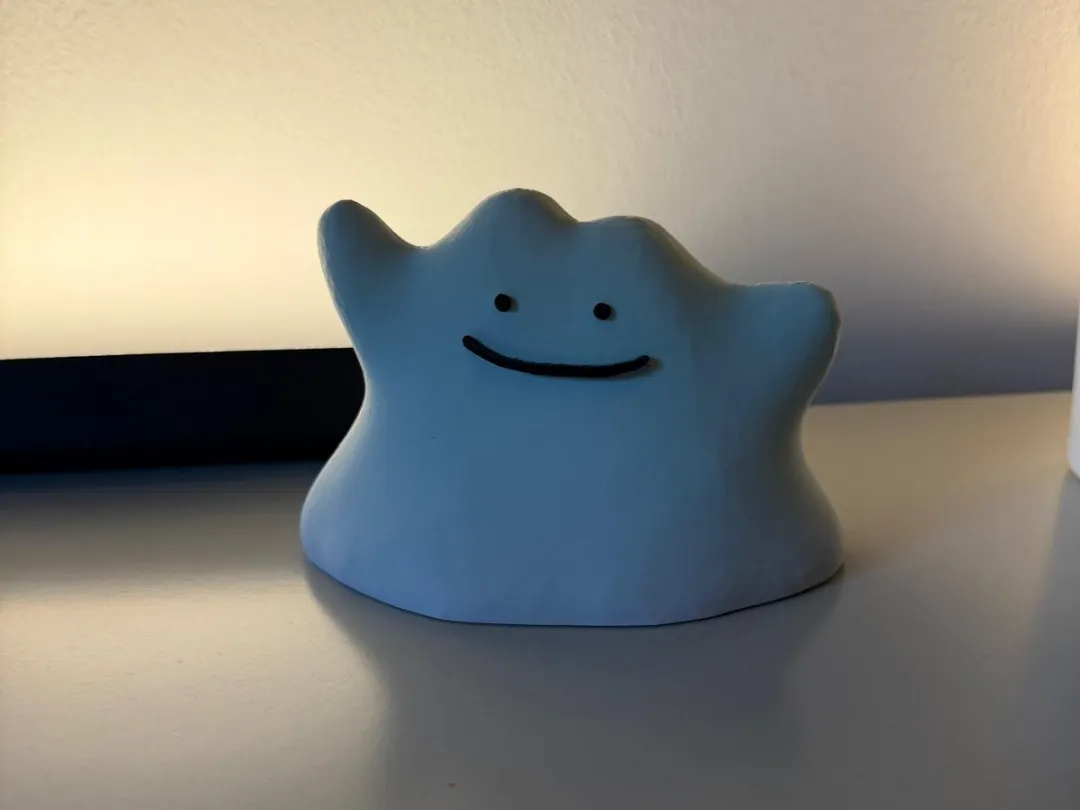 Ditto Pokémon – Hollow LED Version - Free 3D Print Model - MakerWorld
