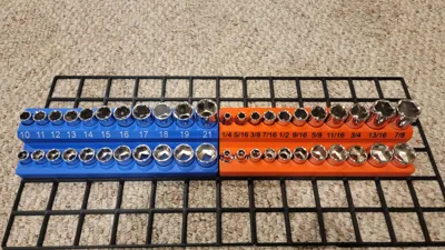 Socket Holders - Gridfinity - No AMS! by ADHDid MakerWorld: Download ...