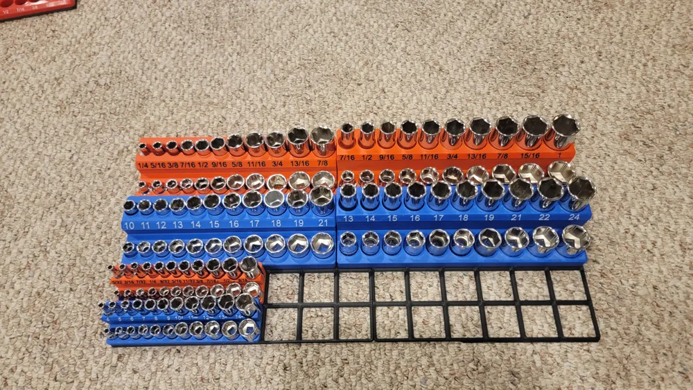 Socket Holders - Gridfinity - No AMS! - Free 3D Print Model - MakerWorld