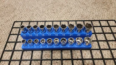 Socket Holders - Gridfinity - No AMS! by ADHDid MakerWorld: Download Free 3D Models