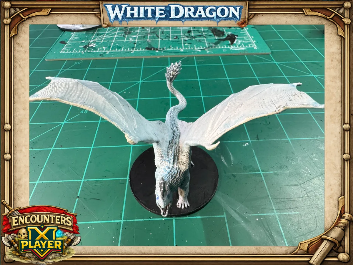 Young White Dragon: DnD D&D Pathfinder Mini - Free 3D Print Model ...