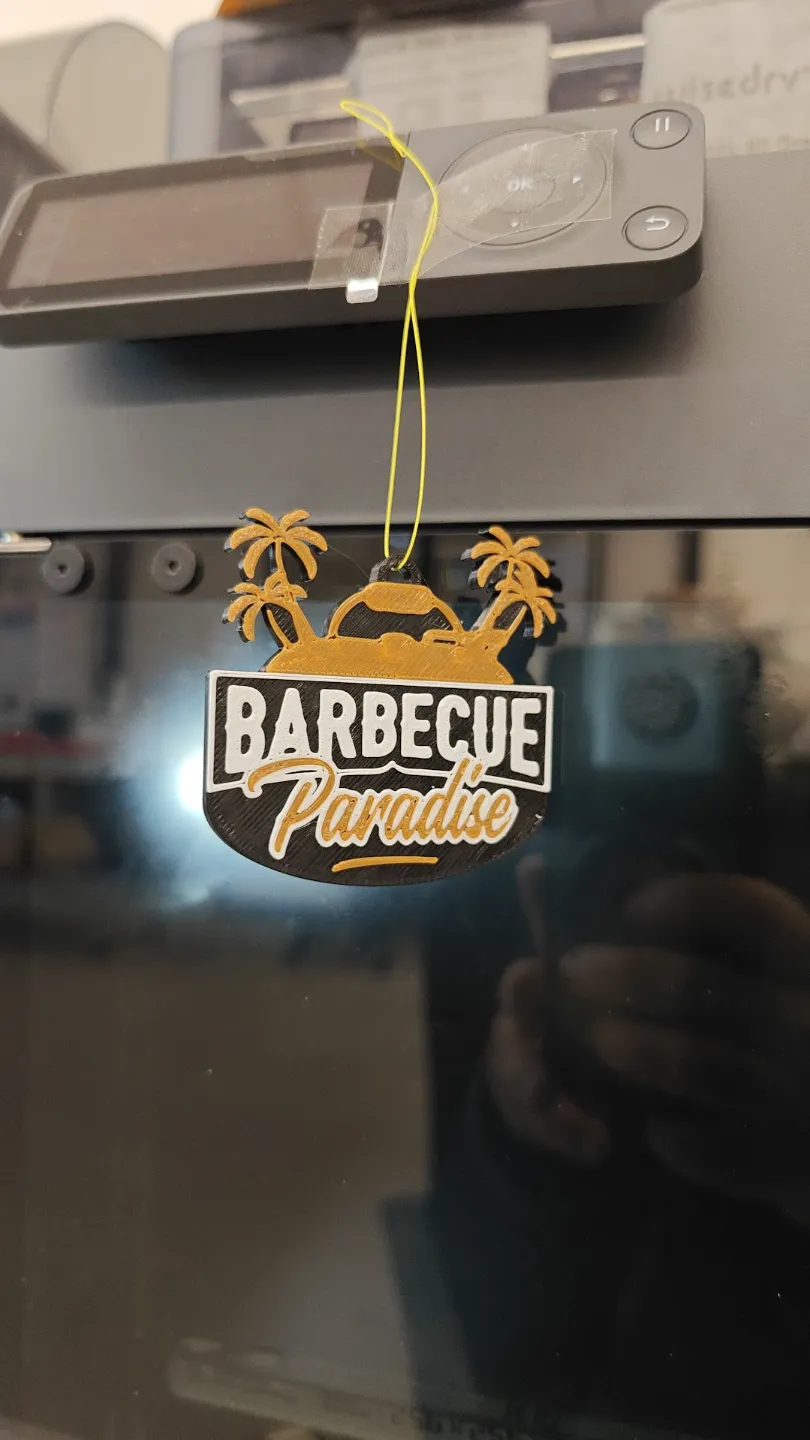 Barbecue Paradise Christmas Logo by AlbertiniDa MakerWorld: Download ...
